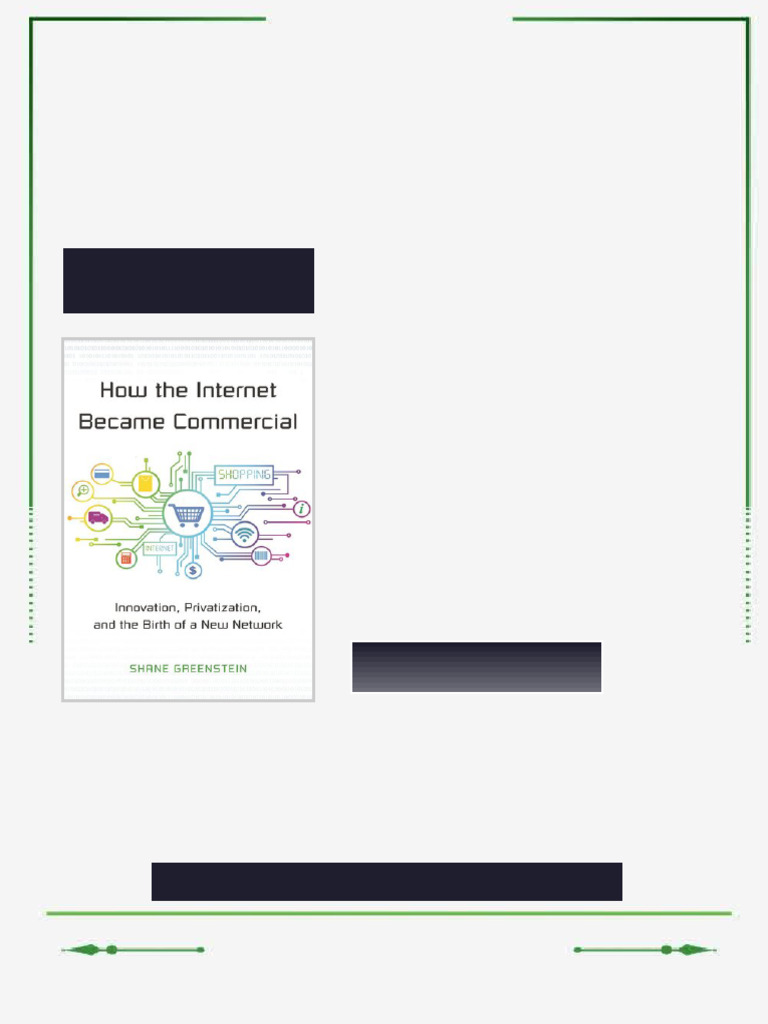 How the Internet Became Commercial Innovation Privatization and the ...