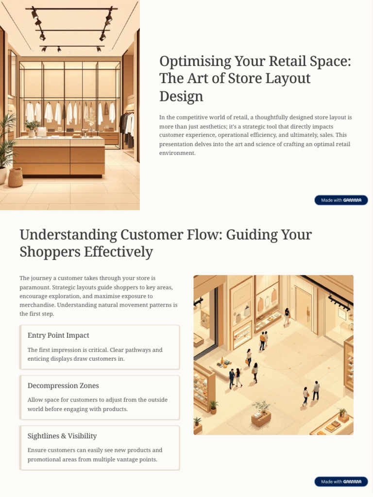 Optimising Your Retail Space The Art of Store Layout Design | PDF ...
