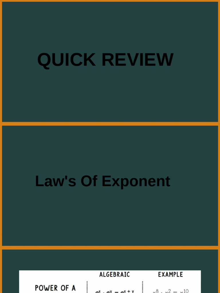 Zero and Negative Exponent-Wps Office | PDF | Mathematics | Arithmetic