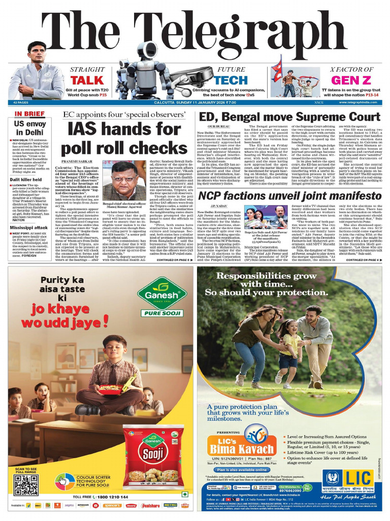 The Telegraph 11 01 2026 | PDF