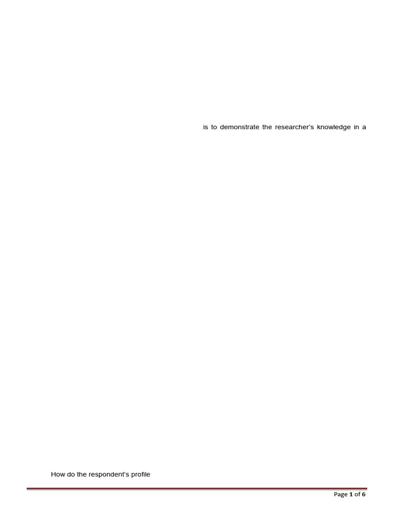 Research Paper Structure: Chapters 1-5 | PDF | Quantitative Research ...