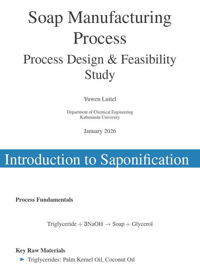 Soap Manufacturing Process Overview | PDF | Sodium Hydroxide | Soap