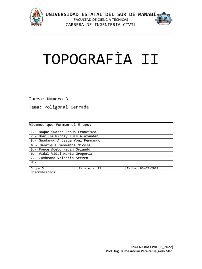 Solo Flata Croquis | PDF | Topografía | Agrimensura