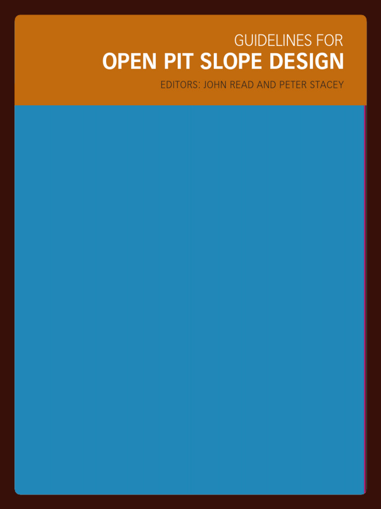 226058301 Open Pit Slope Design 2009 PDF | PDF | Mining | Hydrogeology