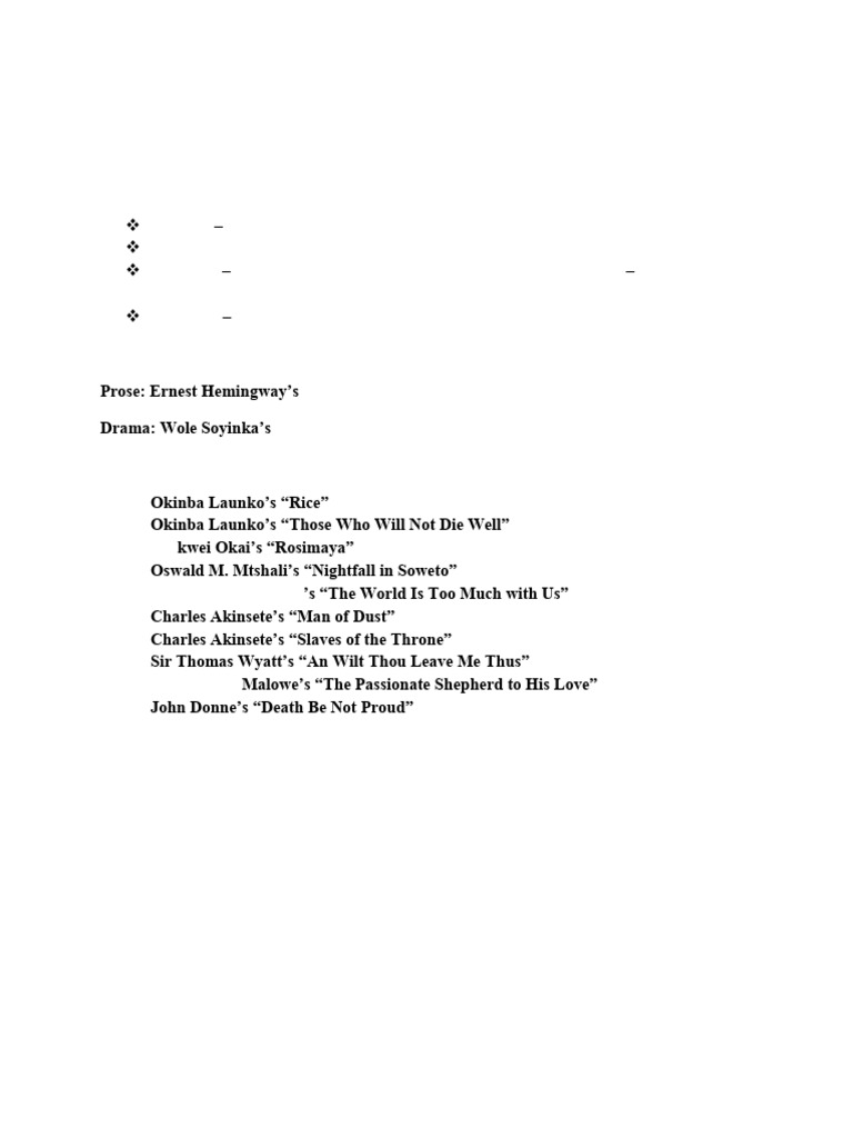 Ges 201 Outline and Reading List (2024_2025)-2 | PDF