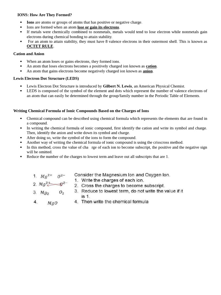Ions | PDF | Ion | Chemical Compounds