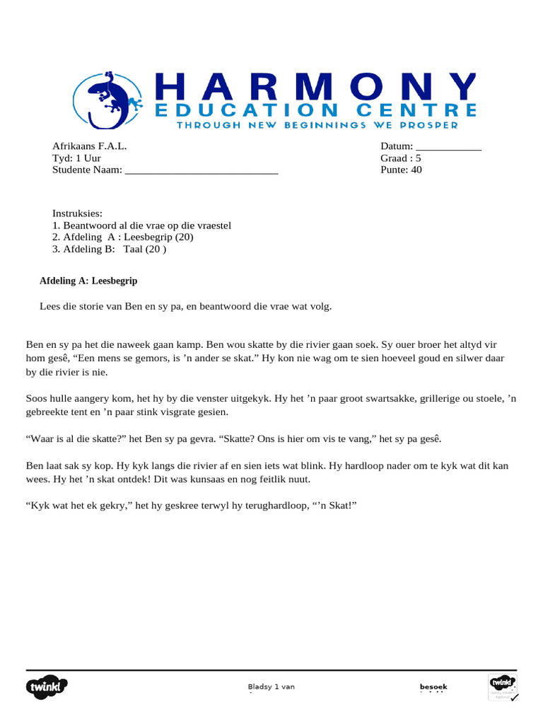 Grade 5 Diagnostic Test | PDF