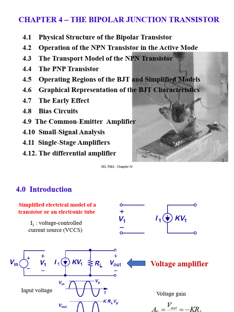 Bipolar Junction Transistor Overview | PDF | Bipolar Junction ...
