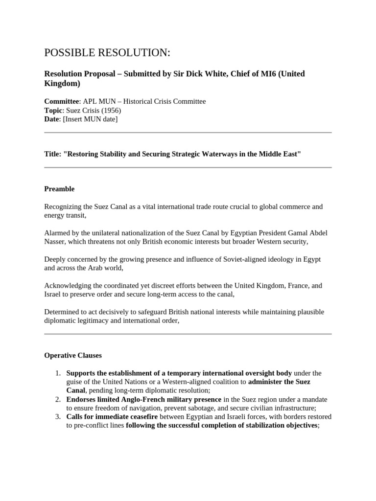 Possible Resolution | PDF