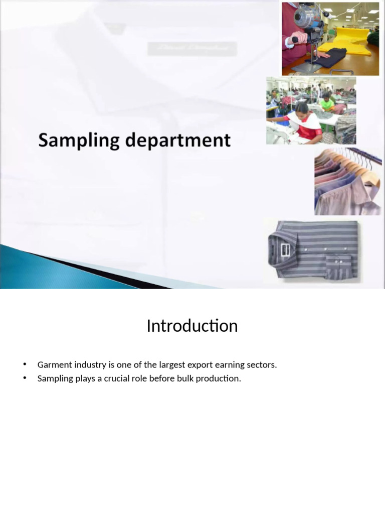Sampling in Garment Industry | PDF