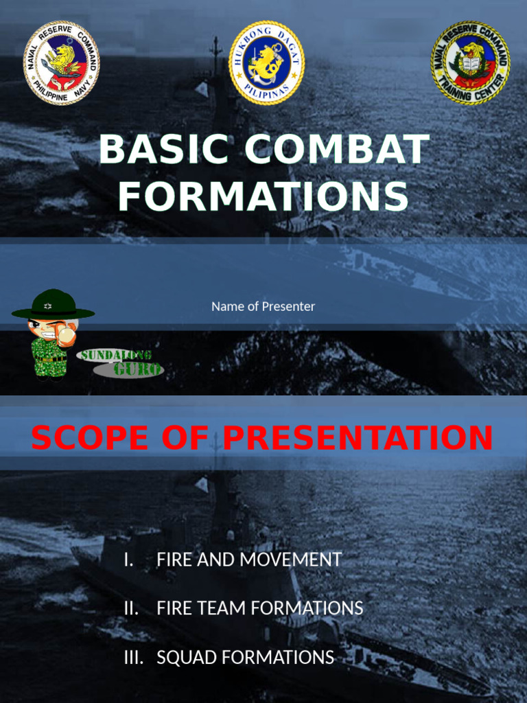 Basic Combat Formations Overview | PDF | Warfare | Military Operations