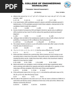TANCET 2025 MCA & MBA Question Papers | PDF | Random Access Memory ...