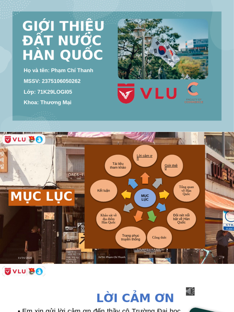 Pham Chi Thanh - 2375106050262 - Gioi Thieu Ve Dat Nuoc Han Quoc | PDF