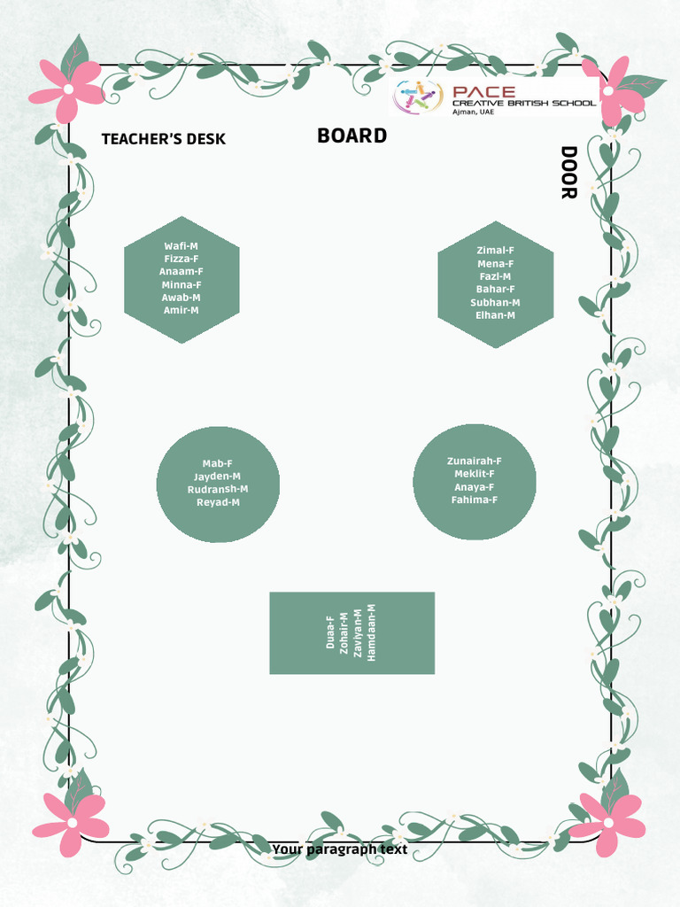 Student Names and Gender List | PDF