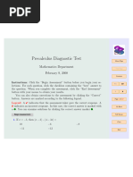 Pre-University Mathematics Remedial Exam | PDF | Function (Mathematics ...