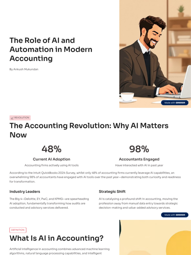 The Accounting Revolution: AI and Automation Transforming Modern ...