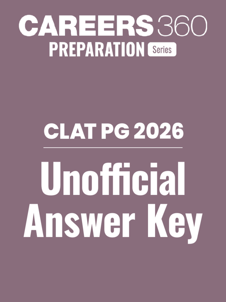 CLAT PG 2026 Unofficial Answer Key | PDF | Reason | Cognition