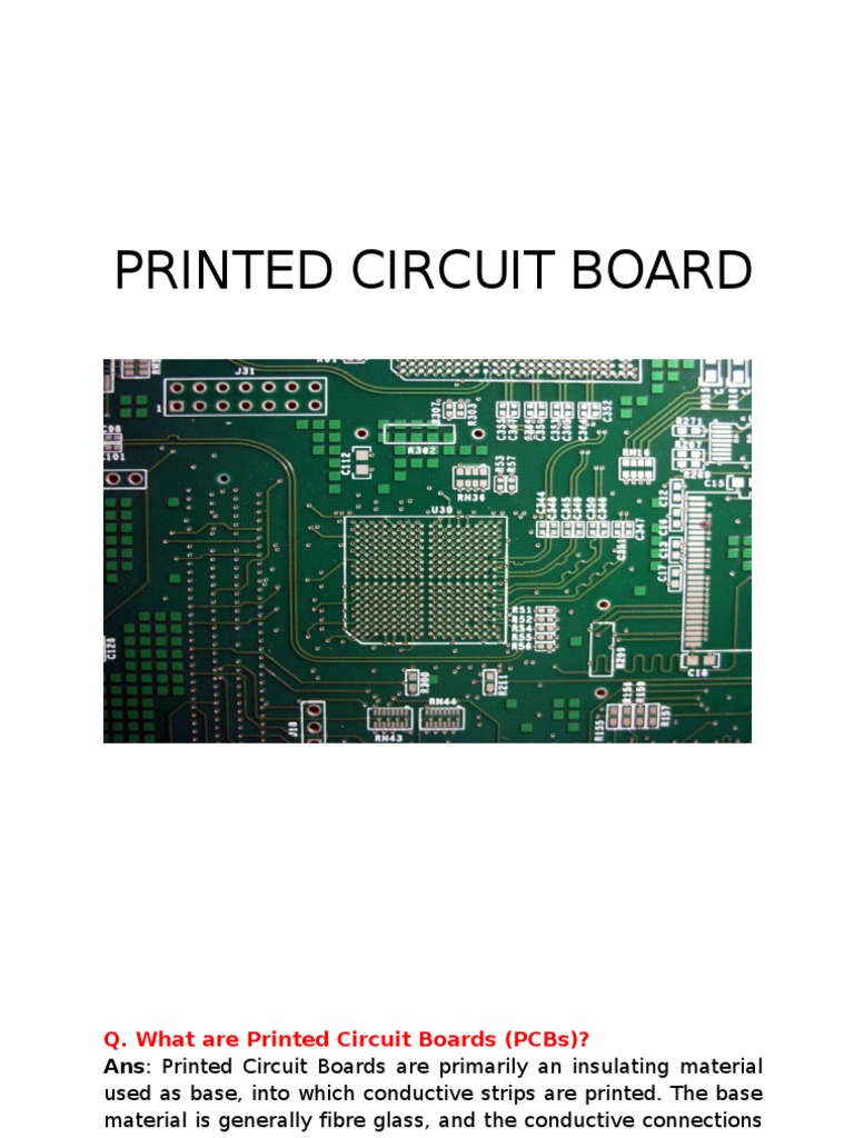 Printed Circuit Board | PDF | Printed Circuit Board | Electrical ...