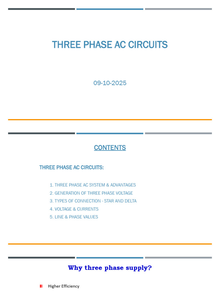 3-Phase AC | PDF | Electrical Impedance | Alternating Current