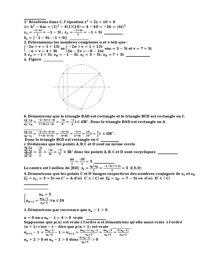 Corrigé BAC 2020 | PDF