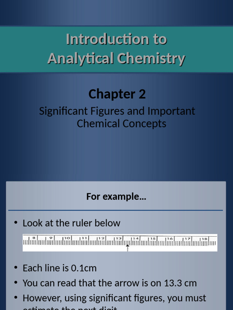 Significant Figures in Analytical Chemistry | PDF | Mole (Unit) | Parts ...