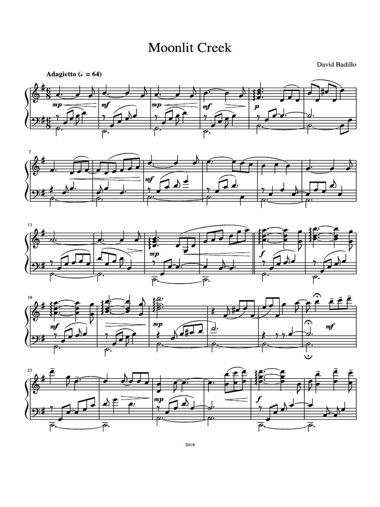 David Badillo - Moonlit Creek | PDF