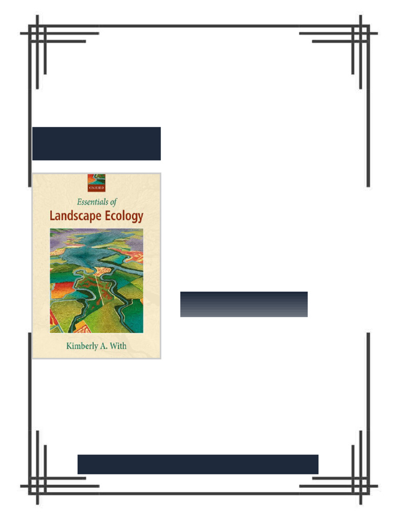 Essentials of Landscape Ecology 1st Edition Kimberly A. With ebook ...