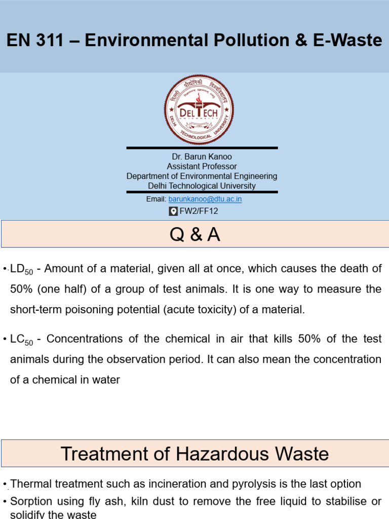 Hazardous Waste | PDF