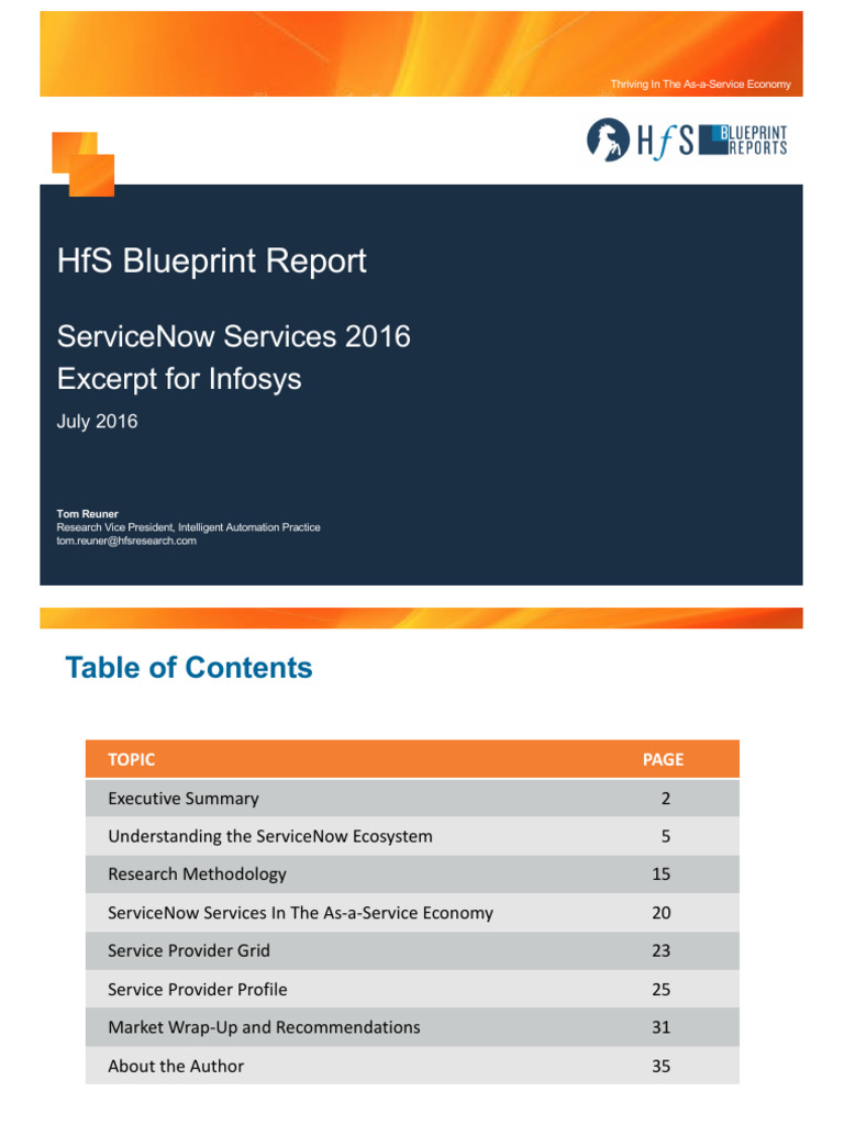 Servicenow Services Report 2016 | PDF | Analytics | Cloud Computing