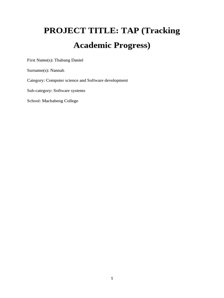 TAP Project Report | PDF | Intelligence | Intelligence Quotient