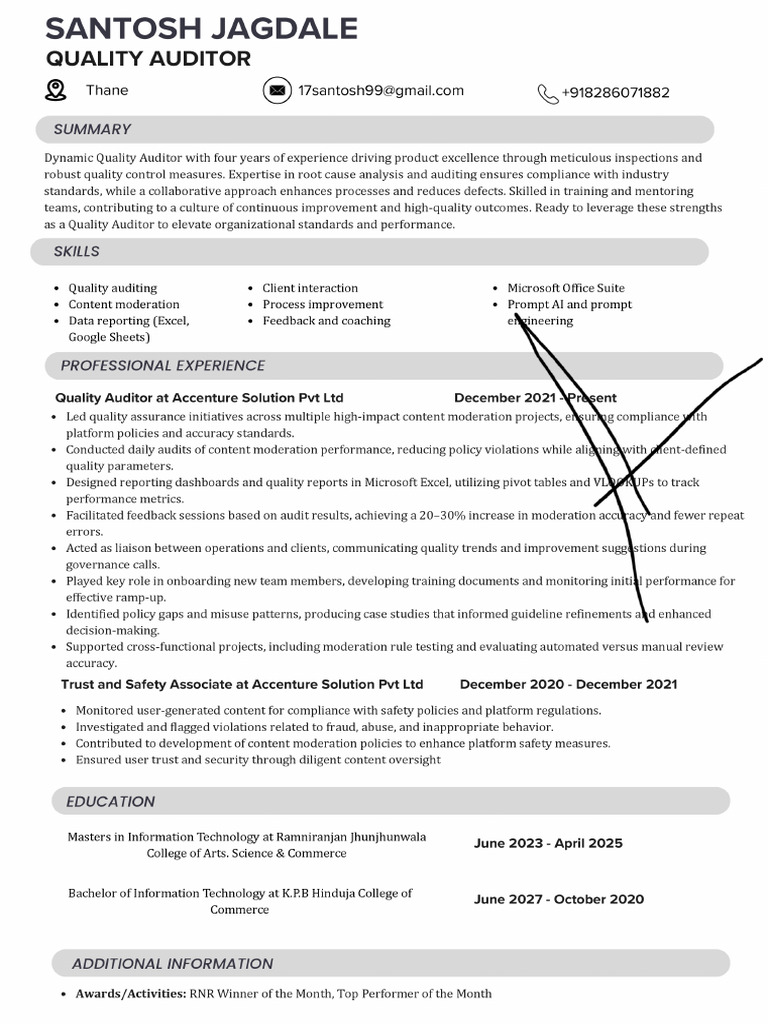 Santosh Jagdale Resume | PDF