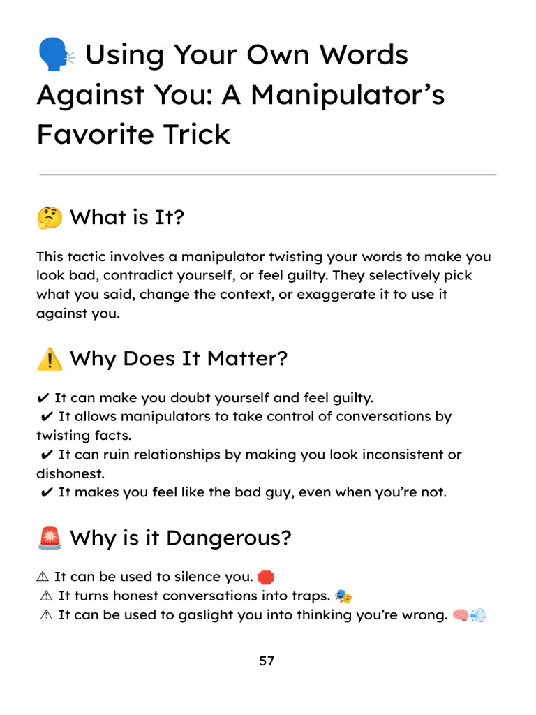 Dark Psychology of Manipulation Techniques and How To Figtht It-3 | PDF ...
