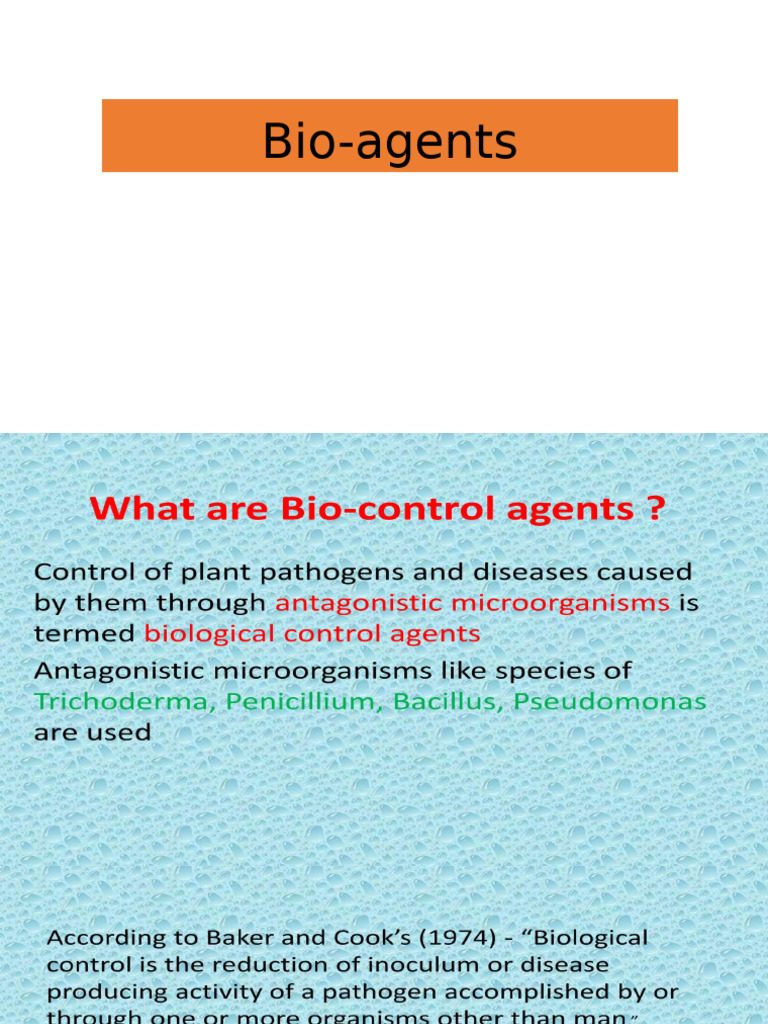 Bio Agents | PDF