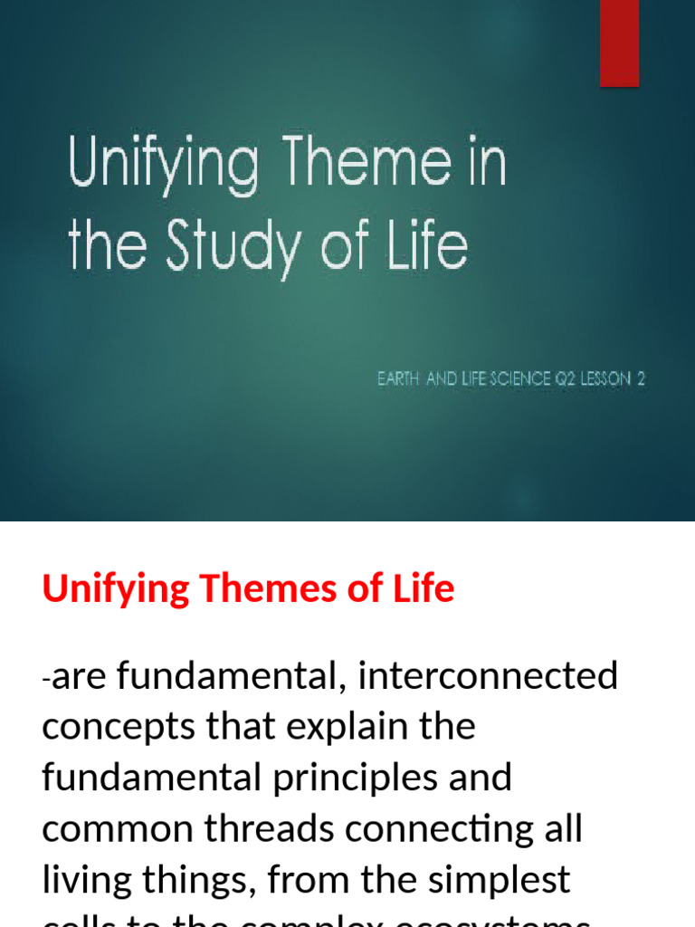 Unifying Themes in Life Sciences | PDF | Ecosystem | Ecology