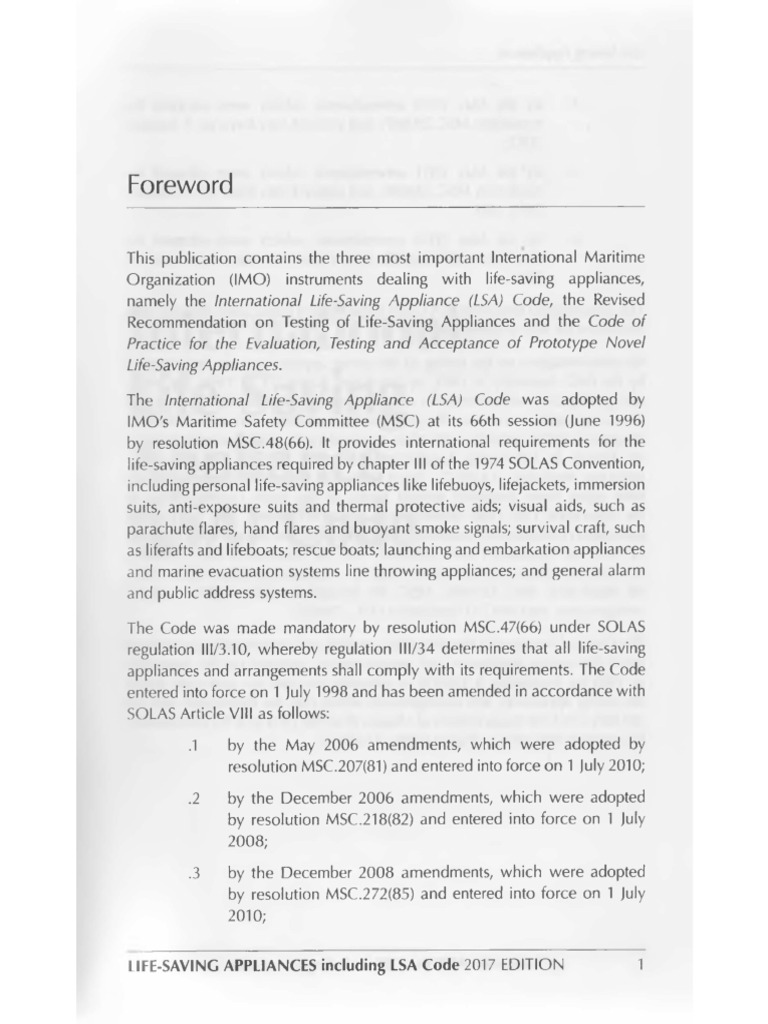 Solas 1 | PDF