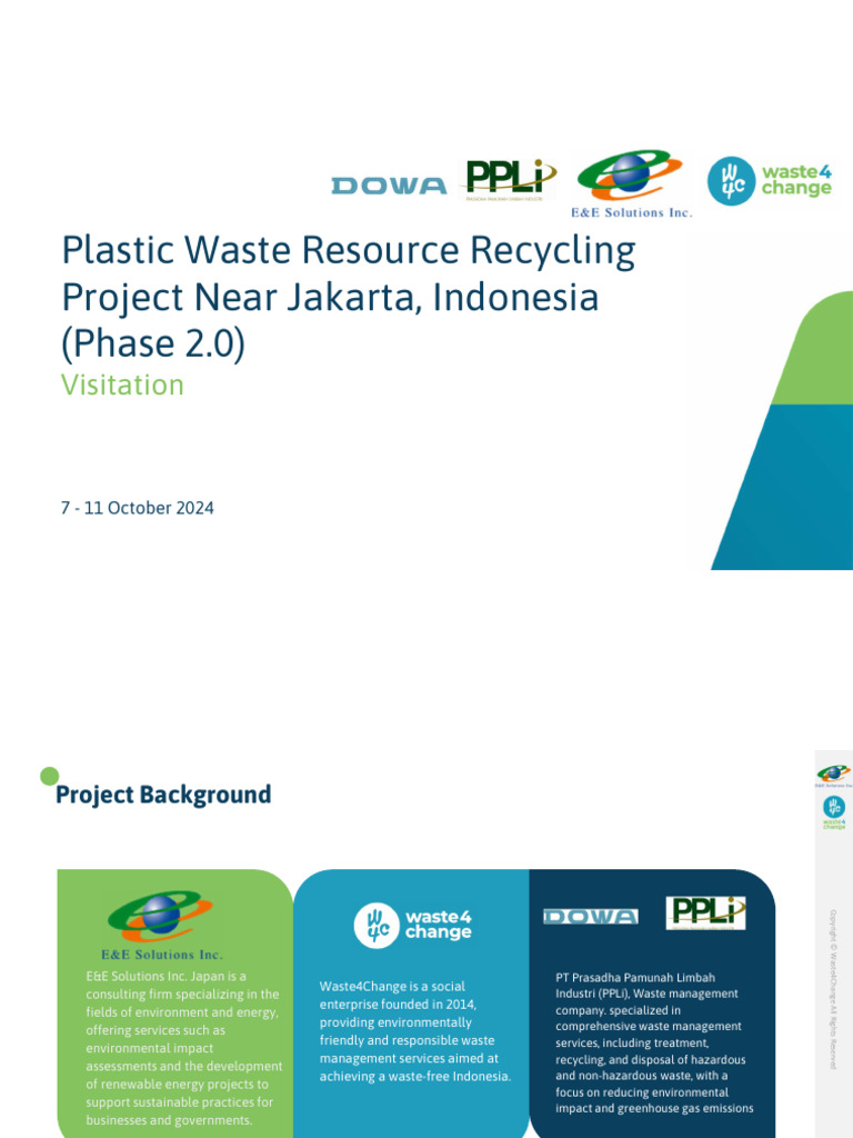 Plastic Waste Recycling Project Indonesia | PDF | Waste Management ...