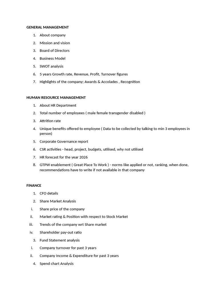 Comprehensive Company Overview and Analysis | PDF | Expense | Revenue