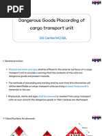 IMDG Code: Placarding Requirements | PDF | Dangerous Goods | Cargo