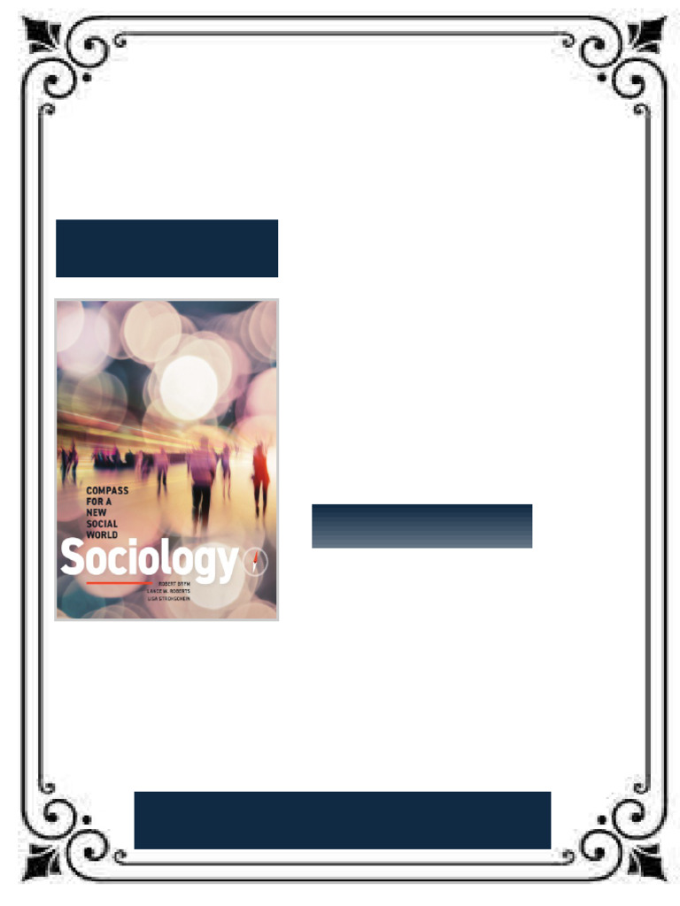 Sociology compass for a new social world Sixth Edition Brym eBook full ...