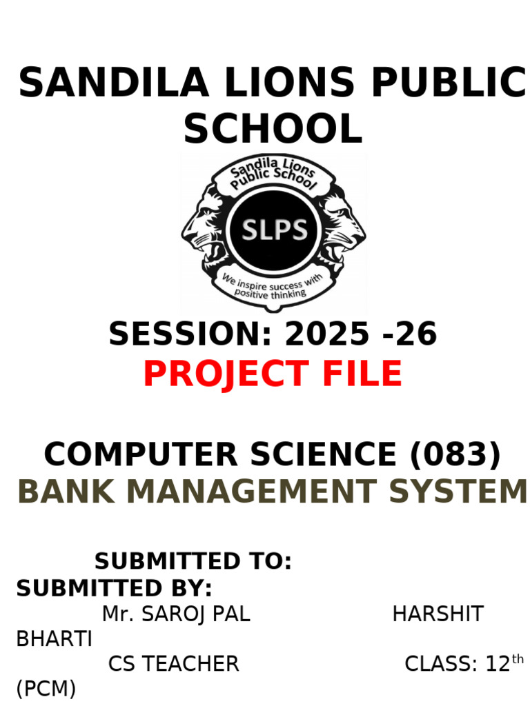Project | PDF | Databases | My Sql