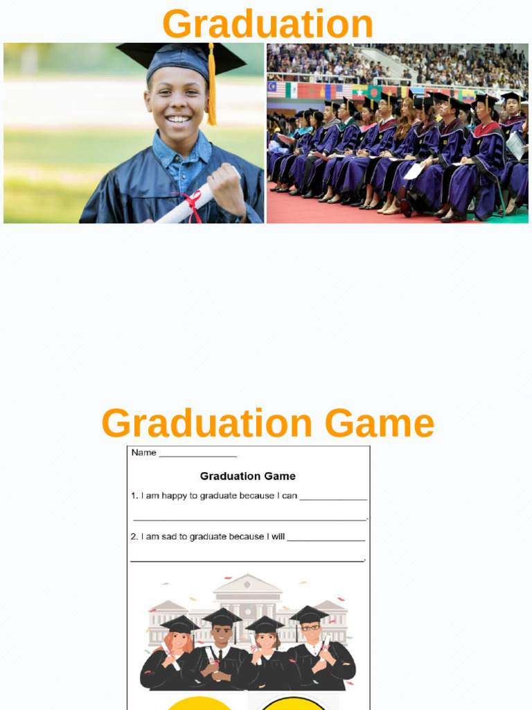 Graduation Lesson | PDF
