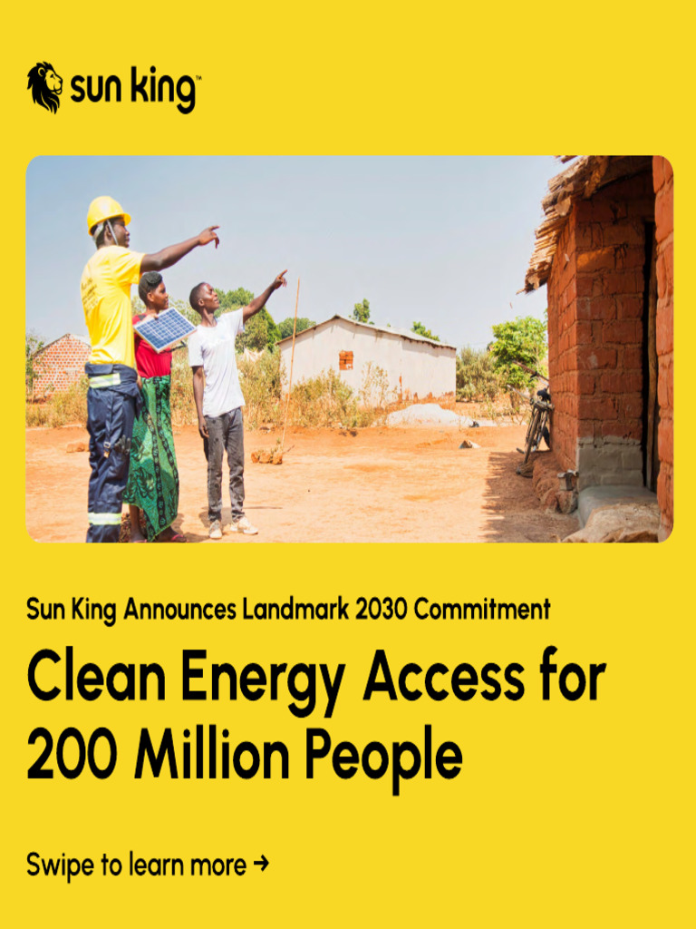 Clean Energy For 200 Million People by 2030 | PDF