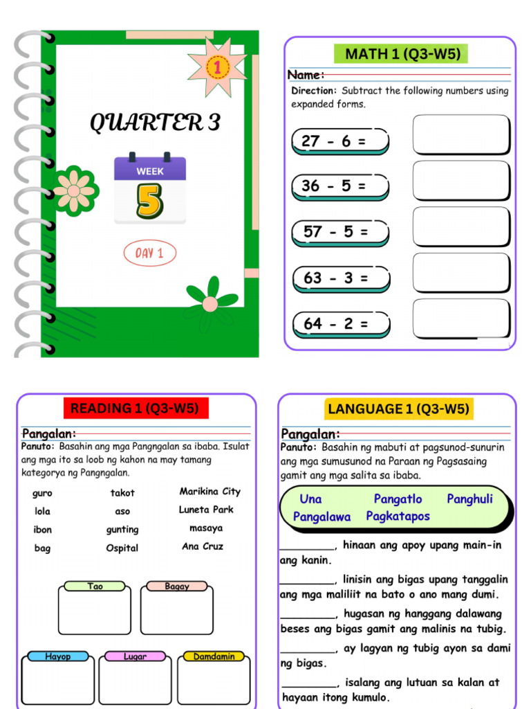 q3 Week 5 | PDF