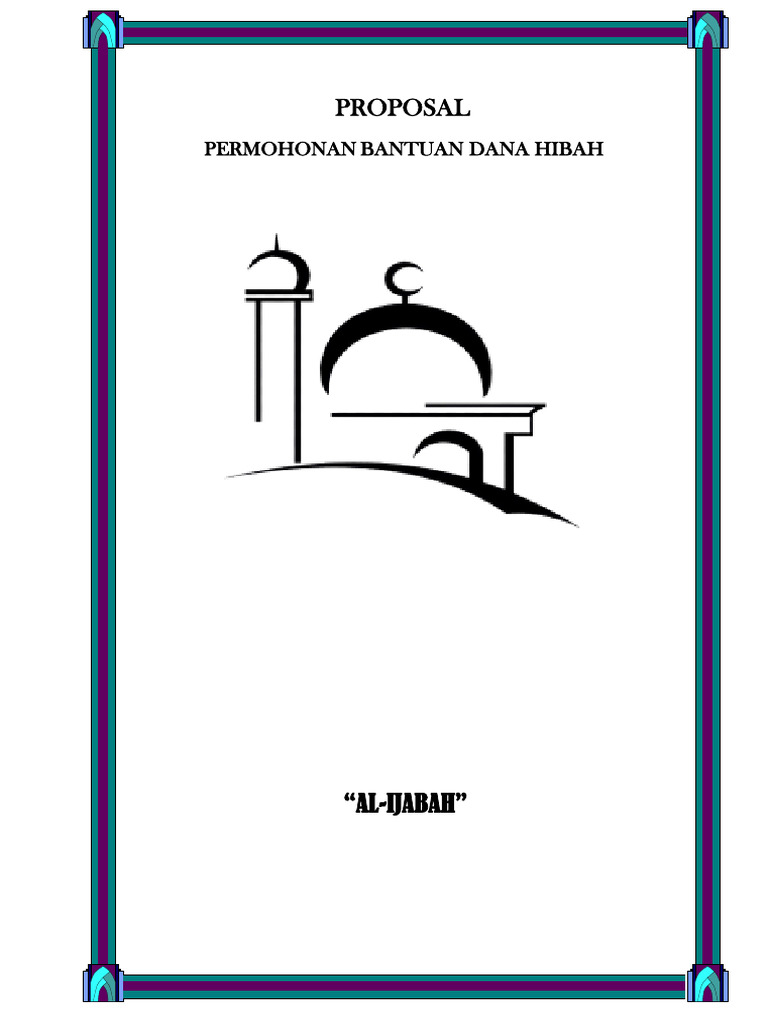 Permohonan Dana Pembangunan Masjid Al-Ijabah | PDF