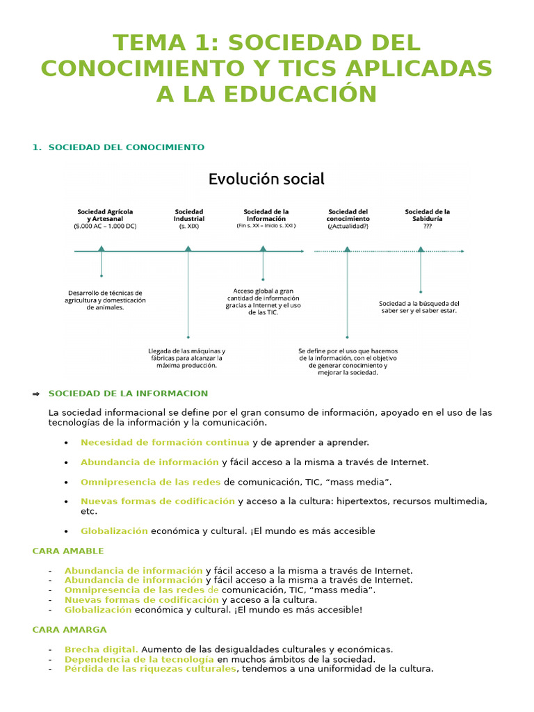 TEMA 1. TIC | PDF | Tecnología de información y comunicaciones | Hardware de la computadora
