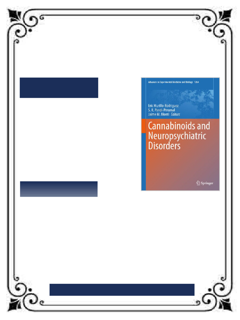 Cannabinoids and Neuropsychiatric Disorders 1st Edition Eric Murillo ...