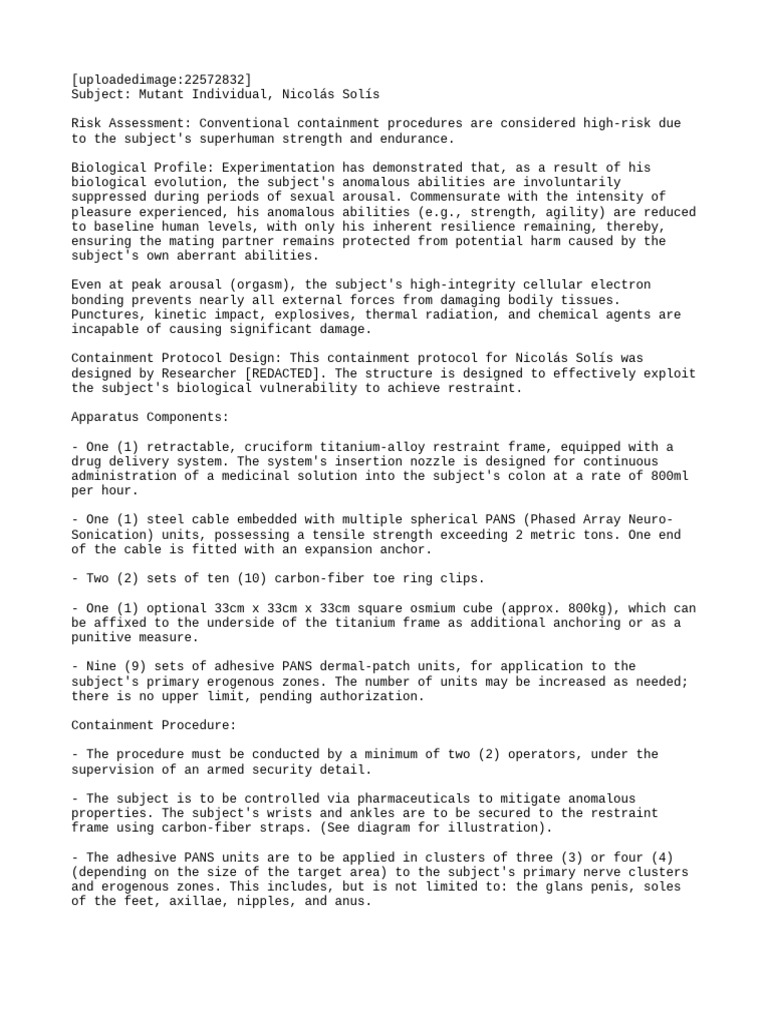 Nick's Containment Guidelines | PDF | Sexual Arousal