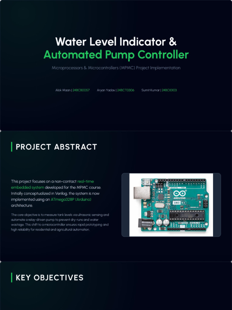 Water Level Management System | PDF
