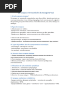Schéma de la synapse neuro-neuronique | PDF | Synapse | Neurone