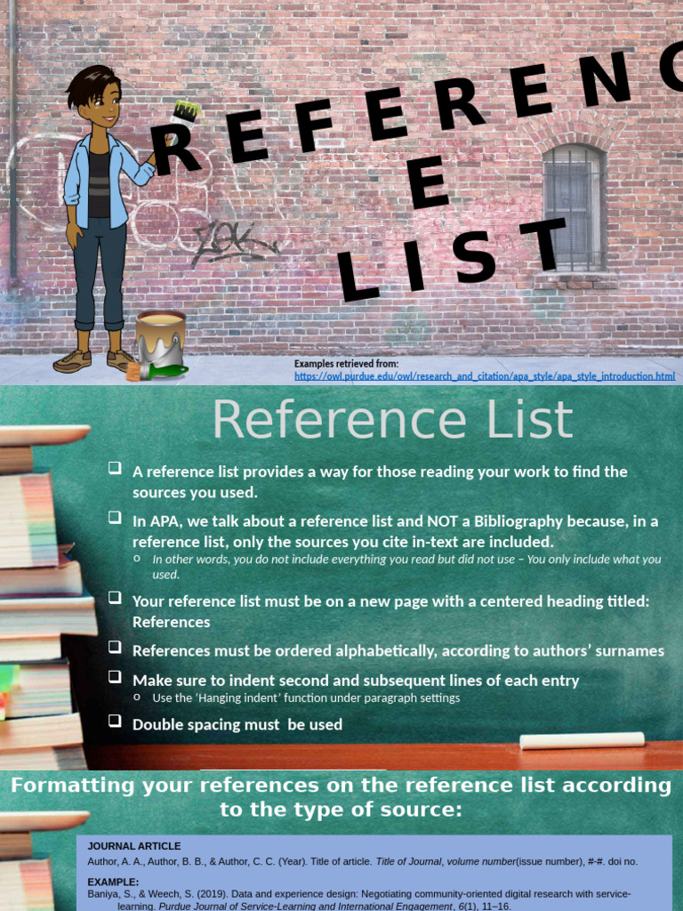 4. APA 7 - The Reference List | PDF | Thesis